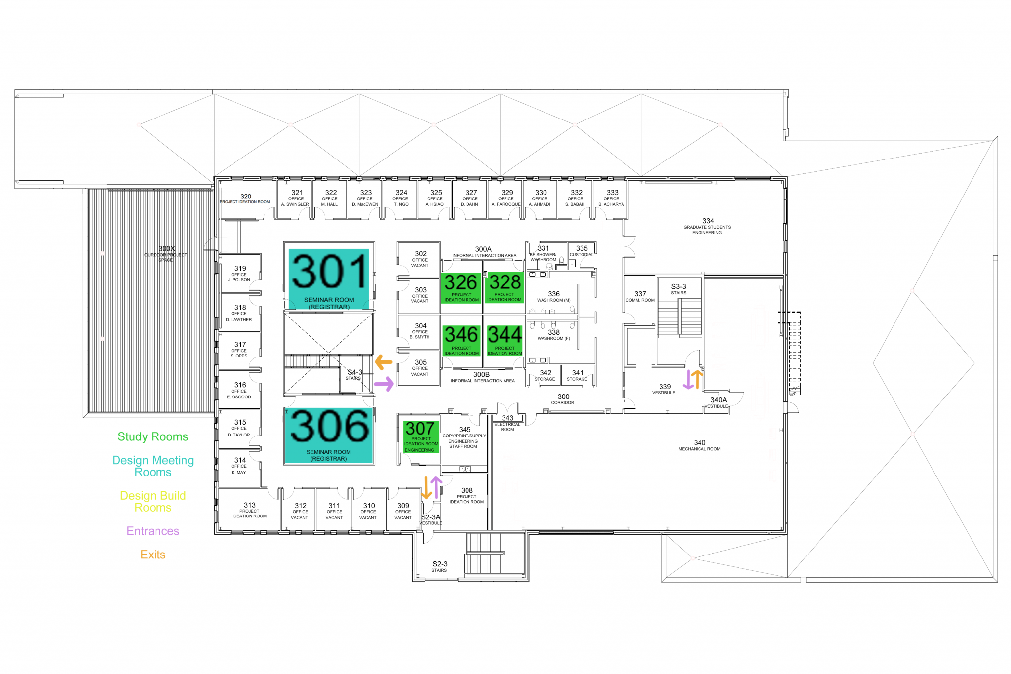 Available FSDE Rooms – UPEI Engineering Success Centre