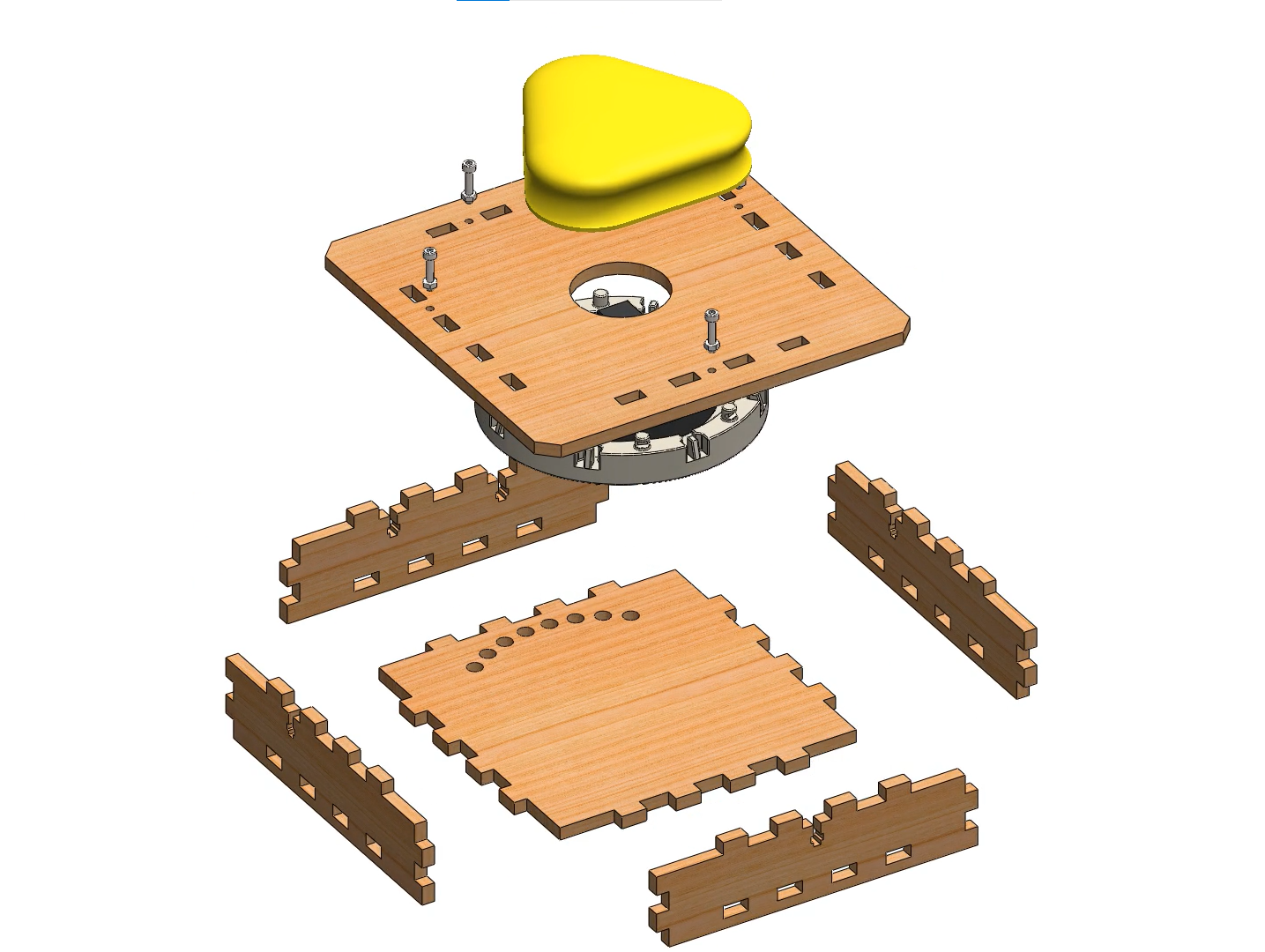 CAD Models of Controller Design | AbleGamers Design Project