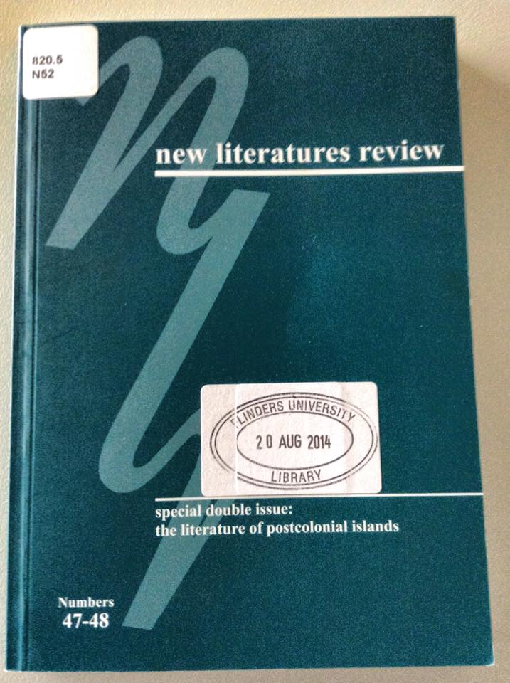 ‘New Literatures Review’: Islands Special (2011) | Test for Neal